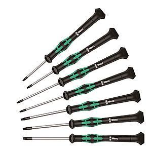 Wera 2067/7 Kraftform Micro Torx HF Precision Screwdriver Set