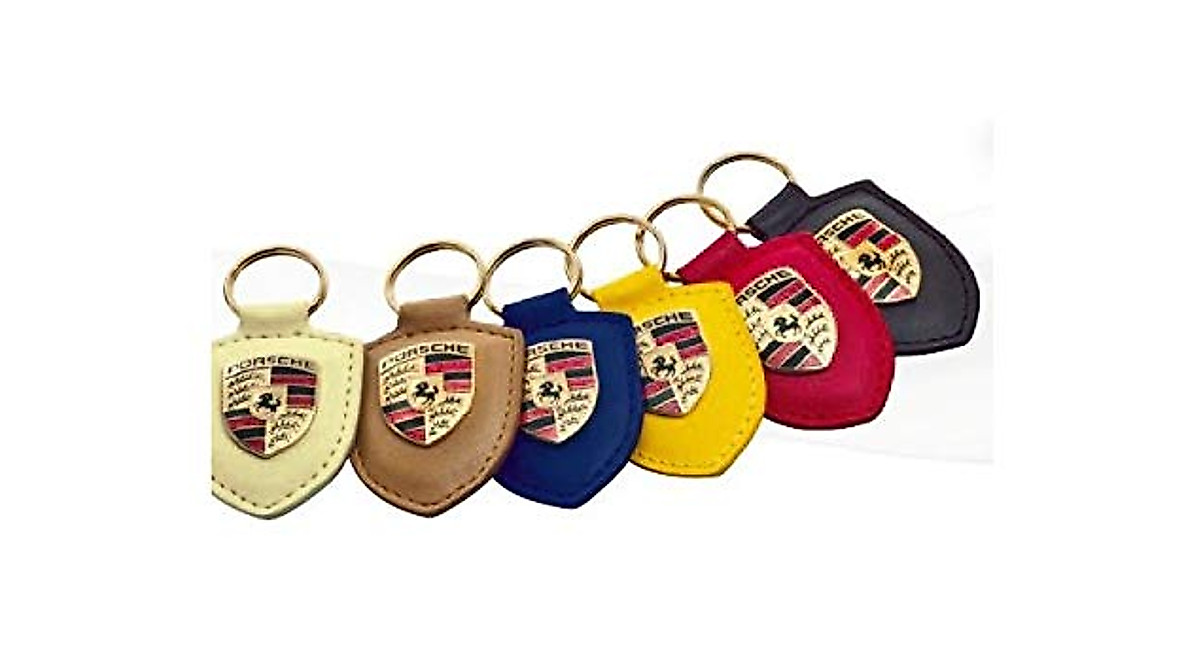 Premium Porsche Crest Key Ring - Stylish Accessory