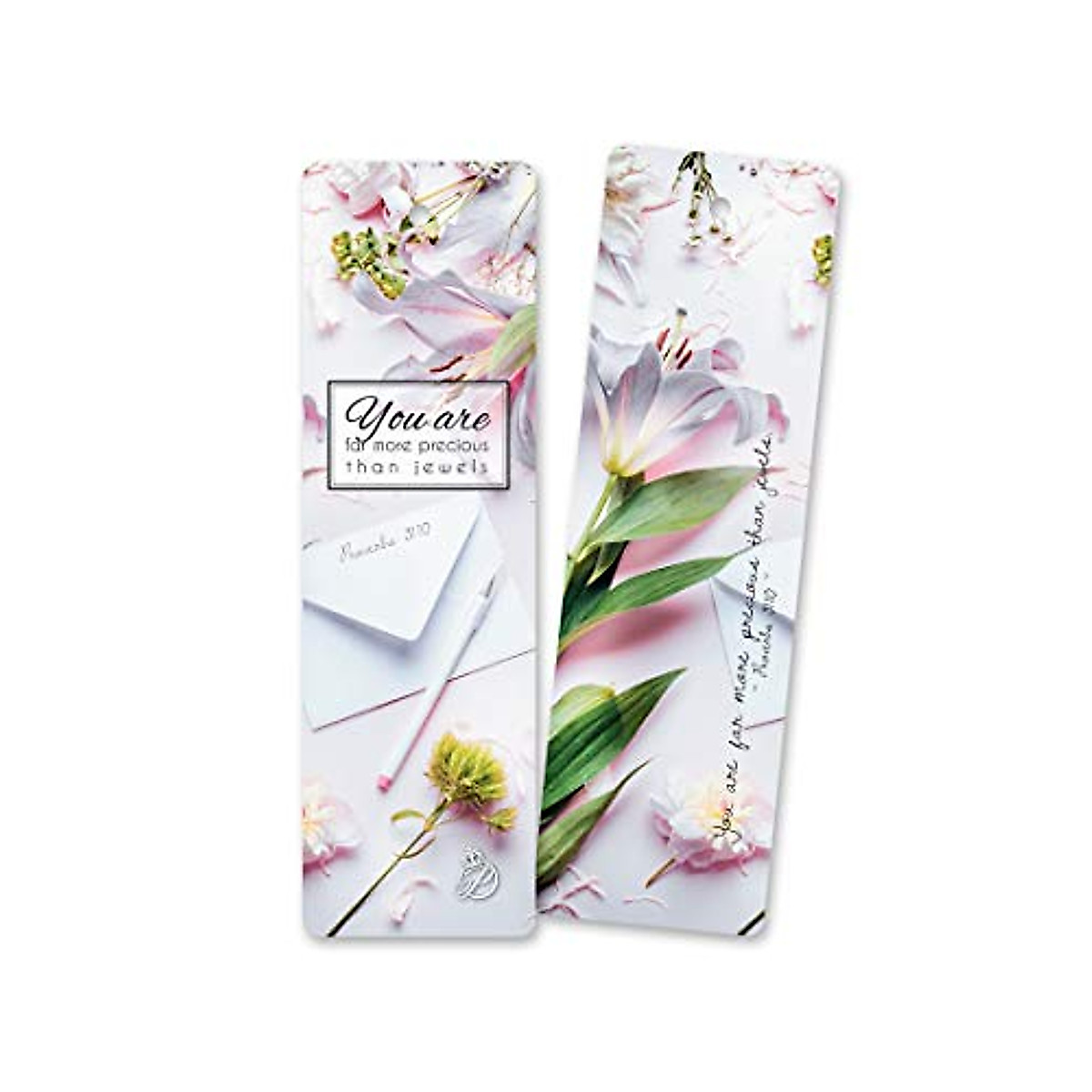 60 pcs Christian Bible Verses Flower Bookmarks. Beauty EBOOK. Encouraging, Inspiration, Unique Design Bookmark.