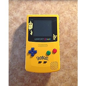 Game Boy Color - Limited Pokemon Edition - Yellow (Renewed)