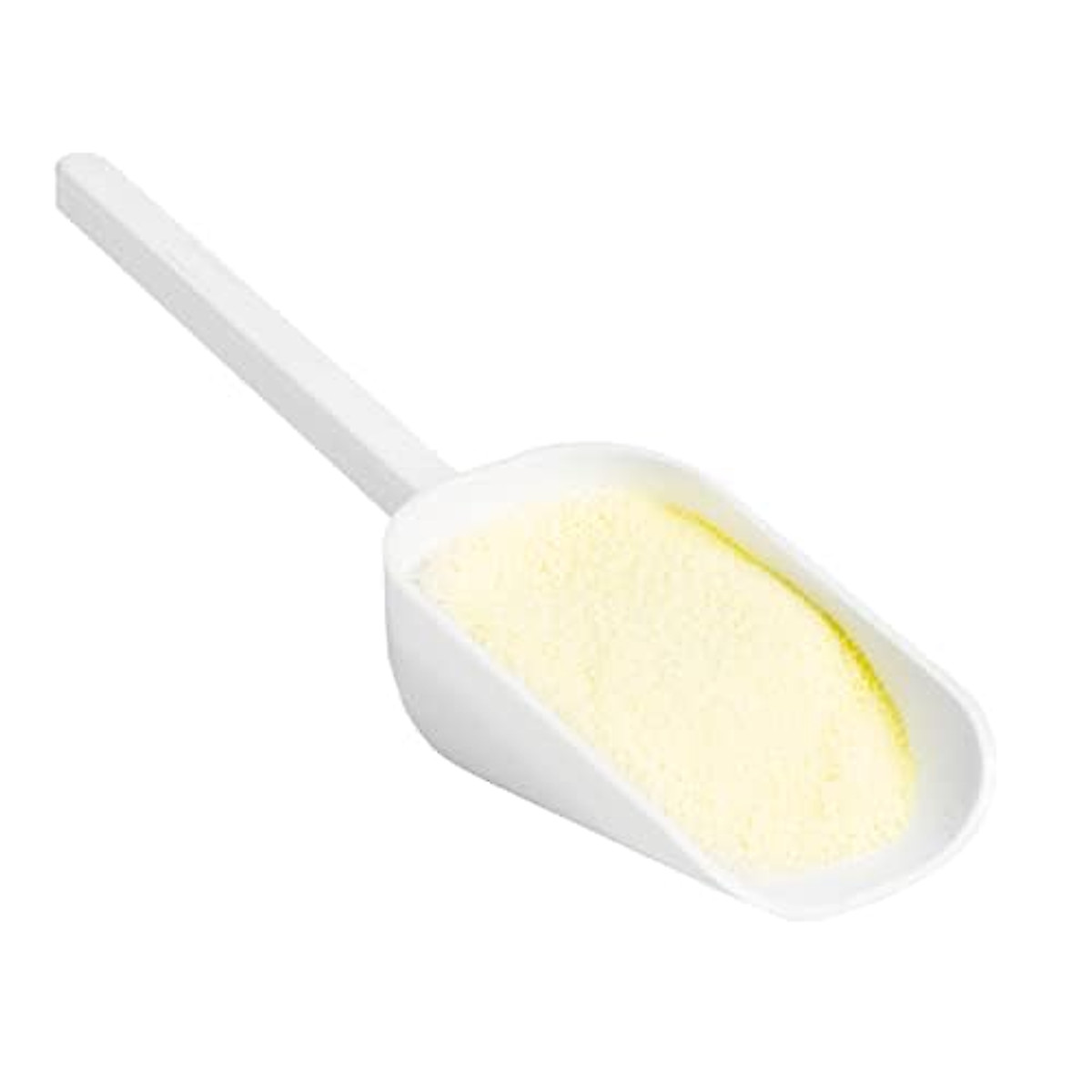 Standard Lab Sampling Scoops, 4 oz. Capacity, Polystyrene, Non-Sterile, Disposable, White (Pack of 10)