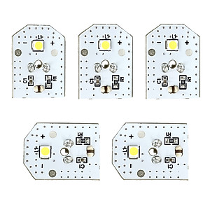 SURPOUF （5PK WR55X11132 WR55X26487 WR55X30603 Refrigerator LED Light Bulb Fits for GE Replaces 3033142 AP5646375 PS4704284 EAP4704284