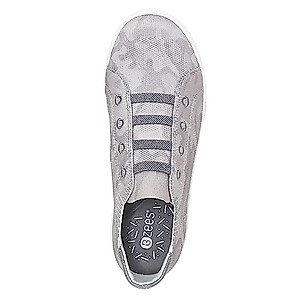 BZees Women's Golden Knit Slip-On Sneaker, Camo Drizzle, 9