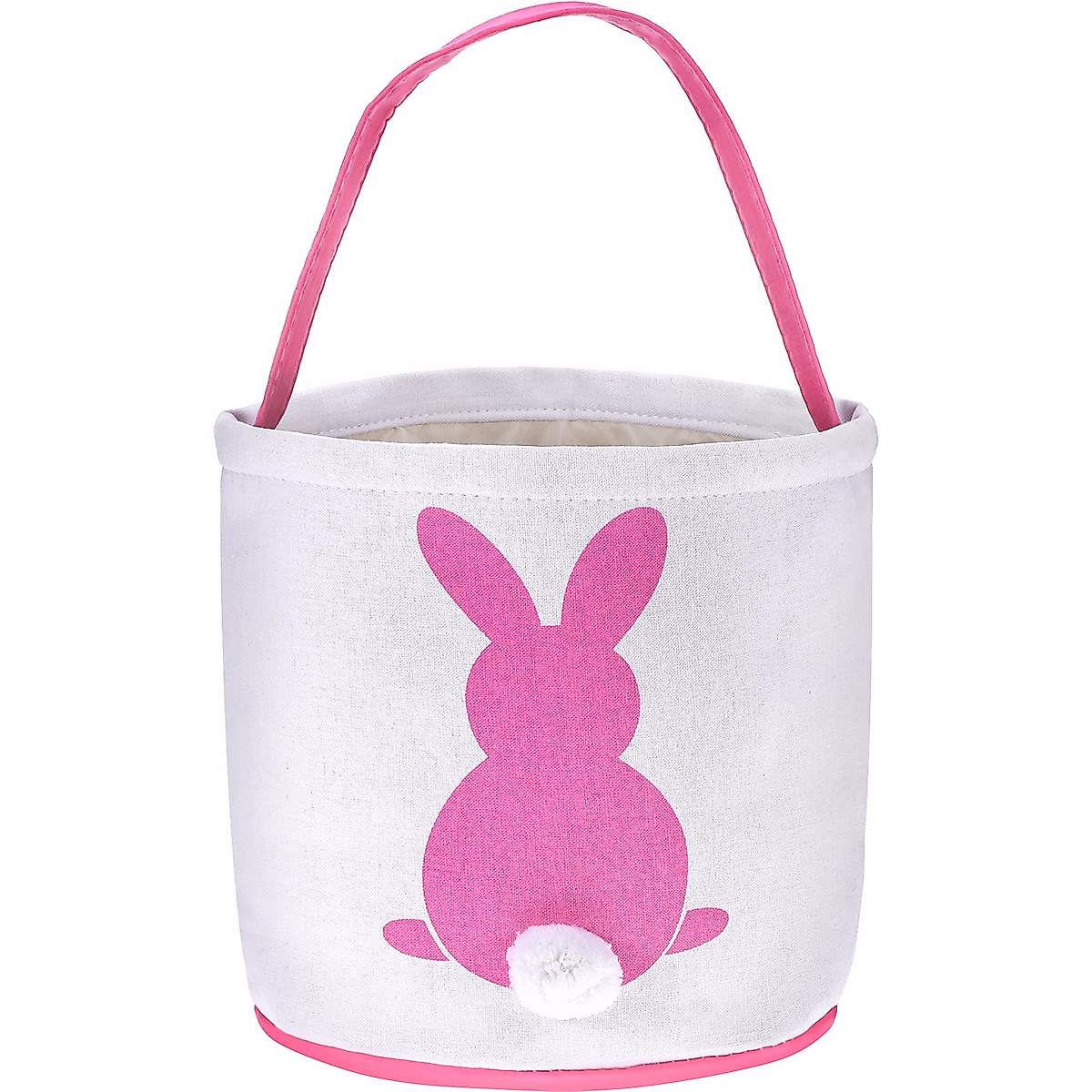 Frienda Easter Bunny Basket Gift Bags Rabbit Handbag Toys Bucket Egg Totes for Easter Hunt Party Favor Birthday Baby Shower DIY Use