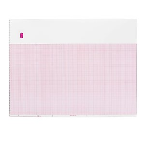 3 set- 2009828-061 PT# 2009828-061- Mac 1200 Chart Paper Red Grid 8.5 x 11 Ea by, GE…