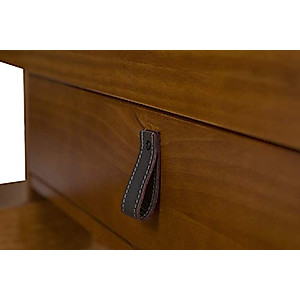 memomad Bali Storage Platform Bed with Drawers (Queen Size, Caramel)