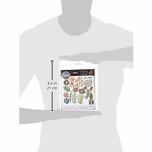 Sizzix Thinlits Die Set 17PK - Funky Floral #1