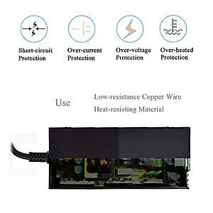 YZGame Xbox One Console Power Supply Brick AC Adapter Charger, US Version (Not for XBOX ONE S/X Console)