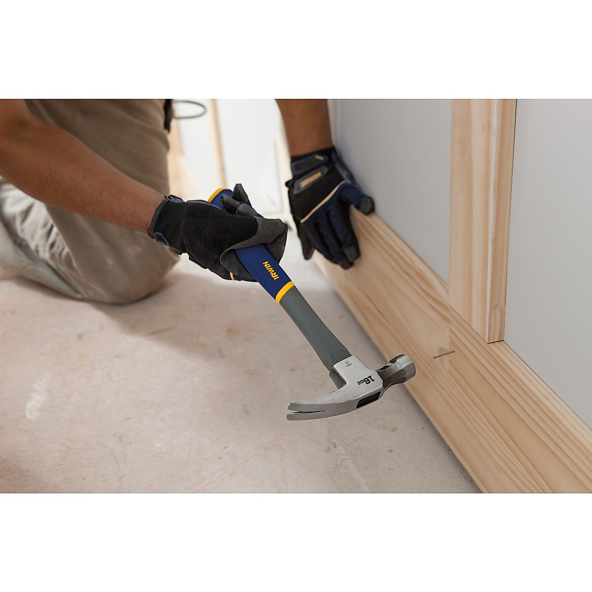 IRWIN Hammer, Fiberglass, General Purpose, Claw, 16 oz. (1954889)