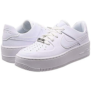 Nike Womens WMNS Air Force 1 Sage Low AR5339 100 Triple White - Size 9W