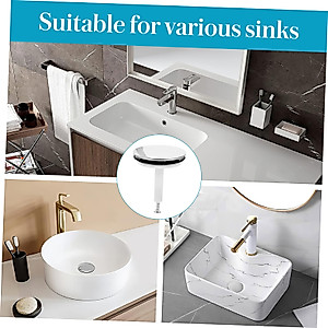 WOONEKY Bath Sink Plug Bath Drain Plug Tub Drain Stopper Bathroom Bathtub Plug Sink Basket Replacement Bathtub Basin Supplies Kitchen Sink Filter Sink Food Strainer Bath Tub Plug Plastic