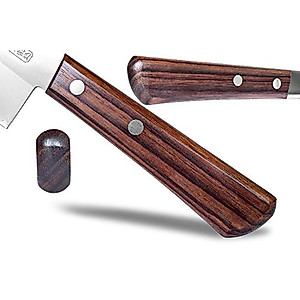 Seki Japan KANETSUGU Japanese Sushi Chef Knife, AUS8 SUS410 Stainless Steel Sashimi Yanagiba Knife, Rose Wood Handle, 210 mm (8.3 in)