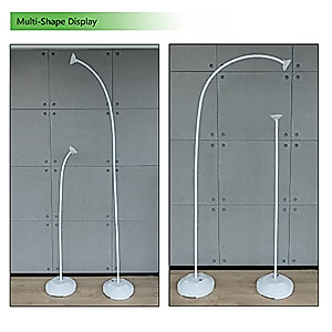 SANERYI Balloon Arch Kit 8.2 ft High and 5 ft High Free Bending Shape Deformation Balloon Column Stand Irregular Independent Suspended Standing Shaped Balloon Arch Support Water-Filled Base