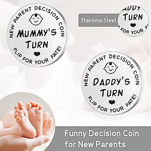 Pregnancy Gifts for New Parents Est 2023- New Mom Gifts Basket for Pregnancy Announcement, Baby Shower - Mom & Dad Mugs, Decision Coin, Ultrasound Frame, Swaddle Blanket, Bib, Socks