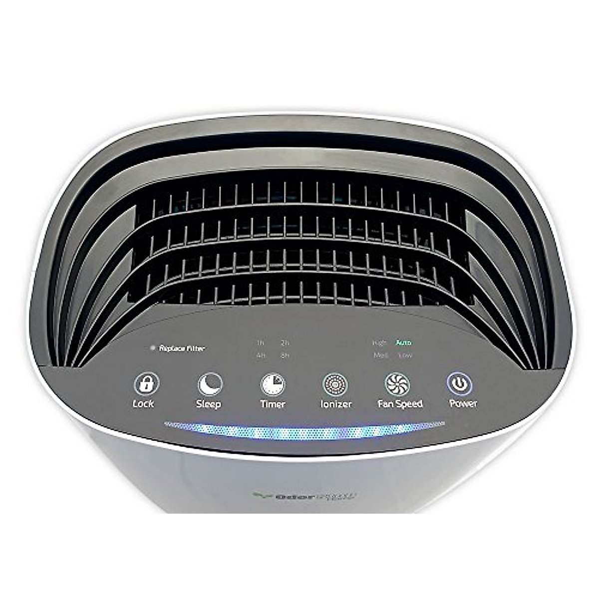OdorStop HEPA Air Purifier with H13 HEPA Filter, Active Carbon, Multi-Speed, Sleep Mode and Timer (OSAP3600, Bright White)
