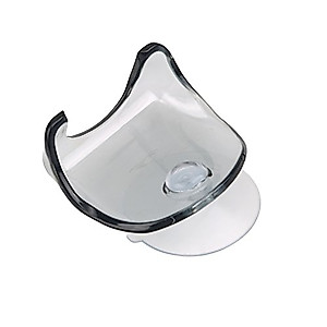 Kshcf Suction Cup Hooks Removable Hook Razor Holder Transparent No Trace Wall Hanger Hooks,Gray