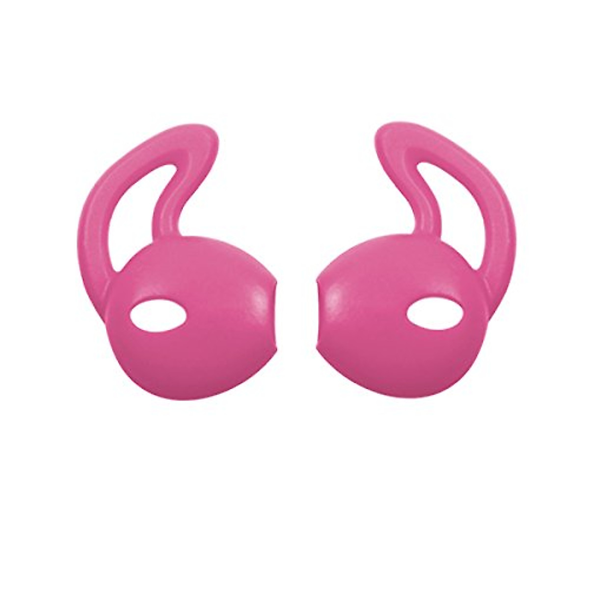 ALXCD Ear Gel for iPhone Earpods, Ear Buds Tips Bumper, 4 Pair White Anti-Slip Soft Silicone Replacement Earbud Tips for Earphone of iPhone7 SE 6s iPhone 6s Plus 5s [Sport] (Red/Blue/Yellow/Orange)