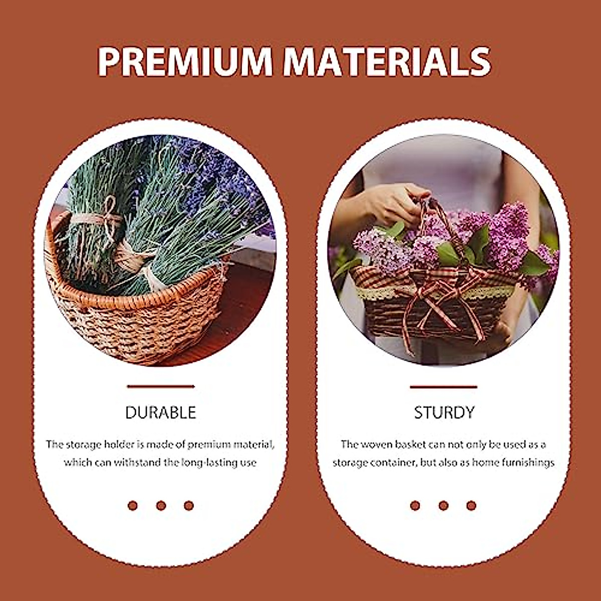 Cabilock Mini Rattan Storage Basket: Pumpkin Shaped Straw Trash Can Small Wicker Basket with Lid Round Woven Seagrass Baskets Woven Wastebasket Candy Bowl for Home Office Chocolate