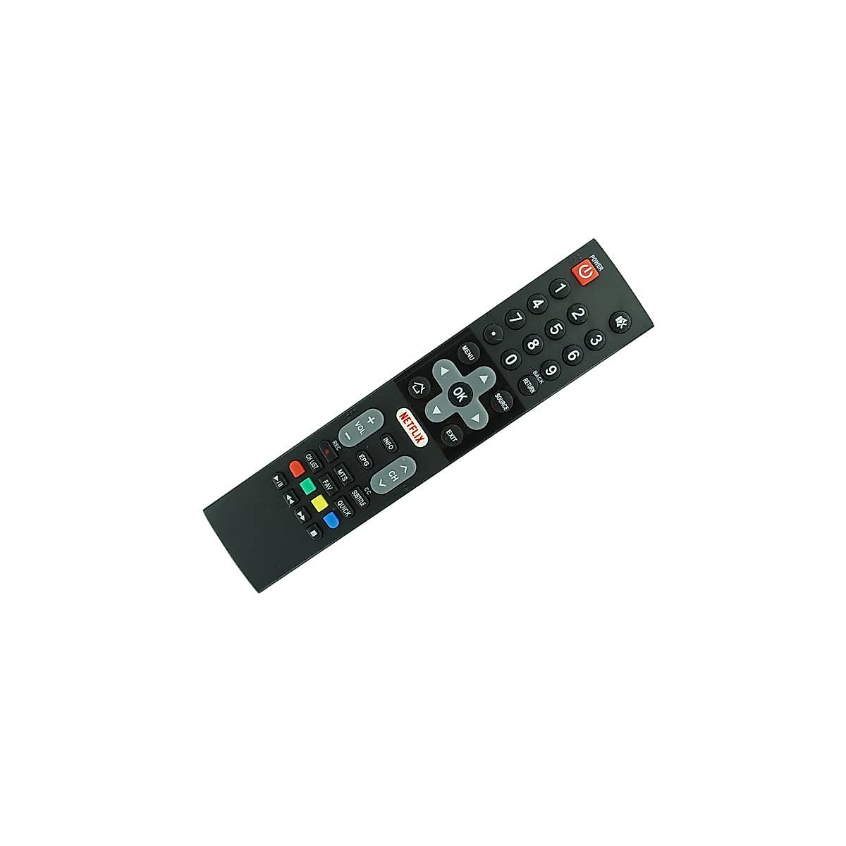 HCDZ Replacement Remote Control for RCA RNSMU8615 RNSMU5545 RNSMU6039 SRCUS7040 RQSM6527 RQSM5527 RNSMU6536-B 4K UHD Smart TV(If Your Original Remote Isn't The Same As The Picture,Please Don't Buy)