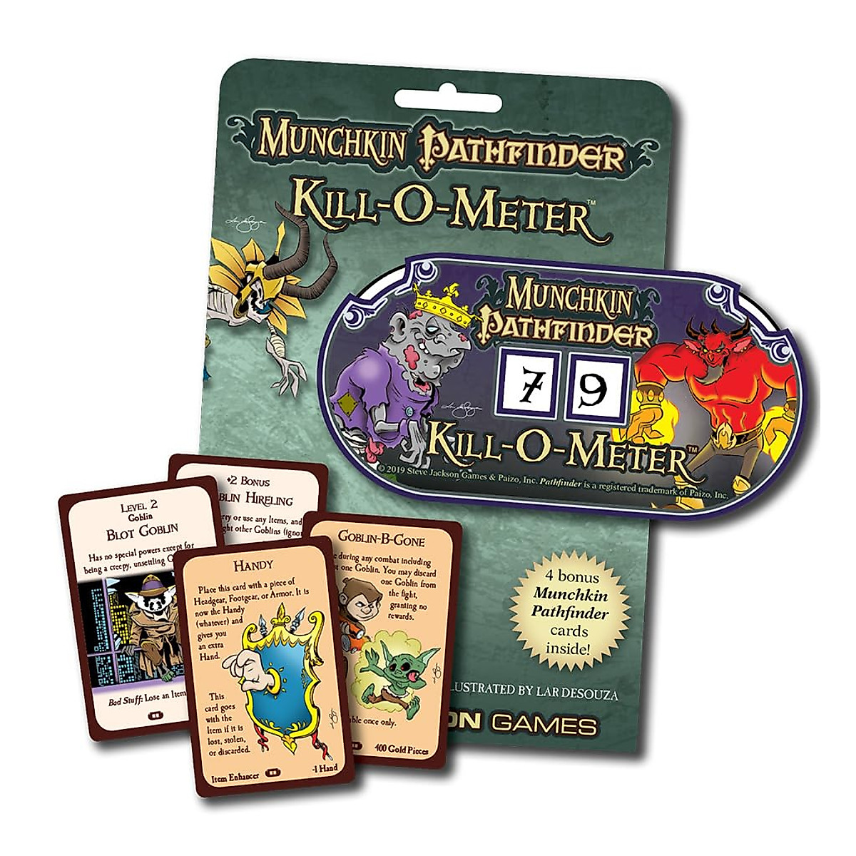 Steve Jackson Games Munchkin Pathfinder Kill-o-Meter, Green