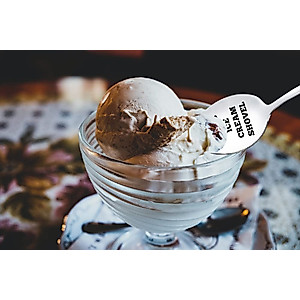 Birthday Christmas Gift for Dad Spoon for Ice Cream Related Gifts for Dad Daddy Gifts from Daughter Son Unique Gifts for Father Dad’s Ice Cream Shovel Engraved Spoon