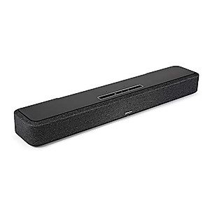Denon Home Sound Bar 550 - Compact 3D Surround Sound, Dolby Atmos & DTS:X, Built-in HEOS, Amazon Alexa, Seamless Integration with Denon Home 150, 250, 350 Wireless Speakers for Multi-Room Audio, Black