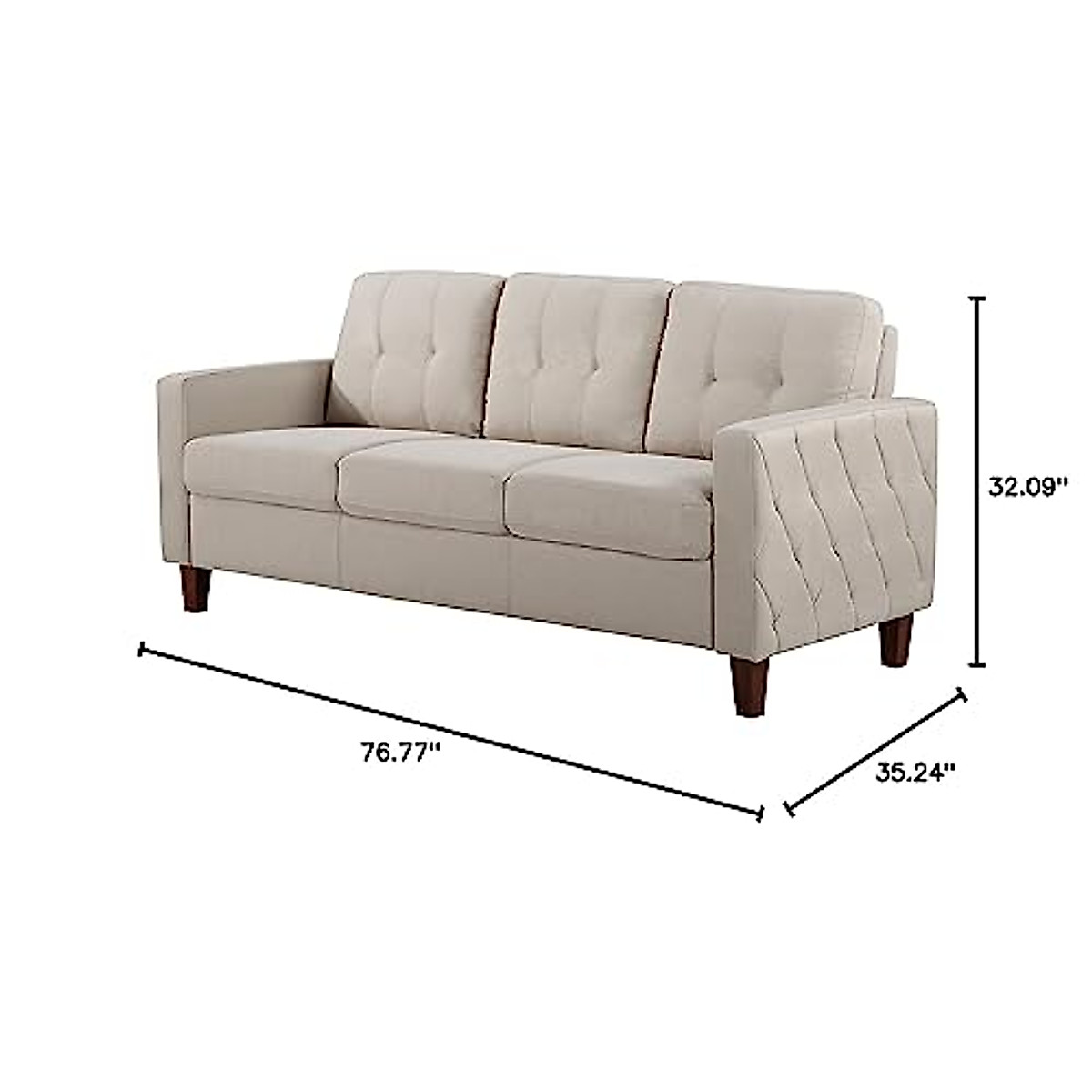 US Pride Furniture Sofas, Beige/Tan