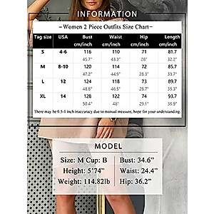 Glamaker Women 2 Piece Outfit sets Casual Oversized T-Shirt Tops Biker Shorts Workout Sport s Tracksuit Khaki Medium