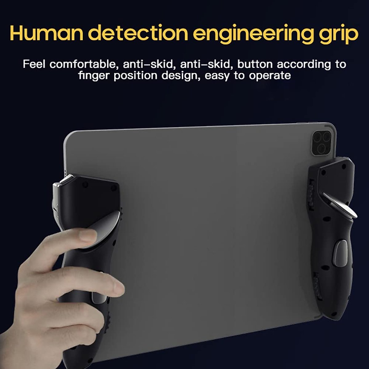 Six Fingers Aim Button Shooter Gamepad Trigger For PUBG Mobile Game Tablet