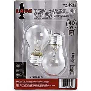 Lava Lamp Replacement Bulb (40 Watt Replacement Bulb is for 16.3" or 17")