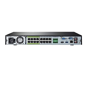 Lorex N882A63B Series 16 Channel 4K HD 3TB IP Ultra HD Security System Network Video Recorder (NVR) with Lorex Cloud Connectivity, Real Time 30FPS, Audio Recording, Multiple Recording Modes, Black