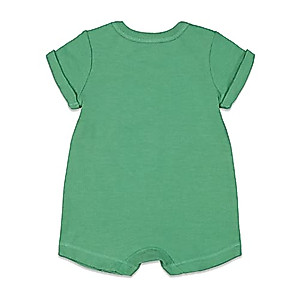 Disney Lion King Simba Newborn Baby Boys Short Sleeve Romper & Sunhat Green Newborn