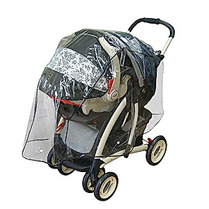 Nuby Travel System Weather Shield, Clear, Plastic