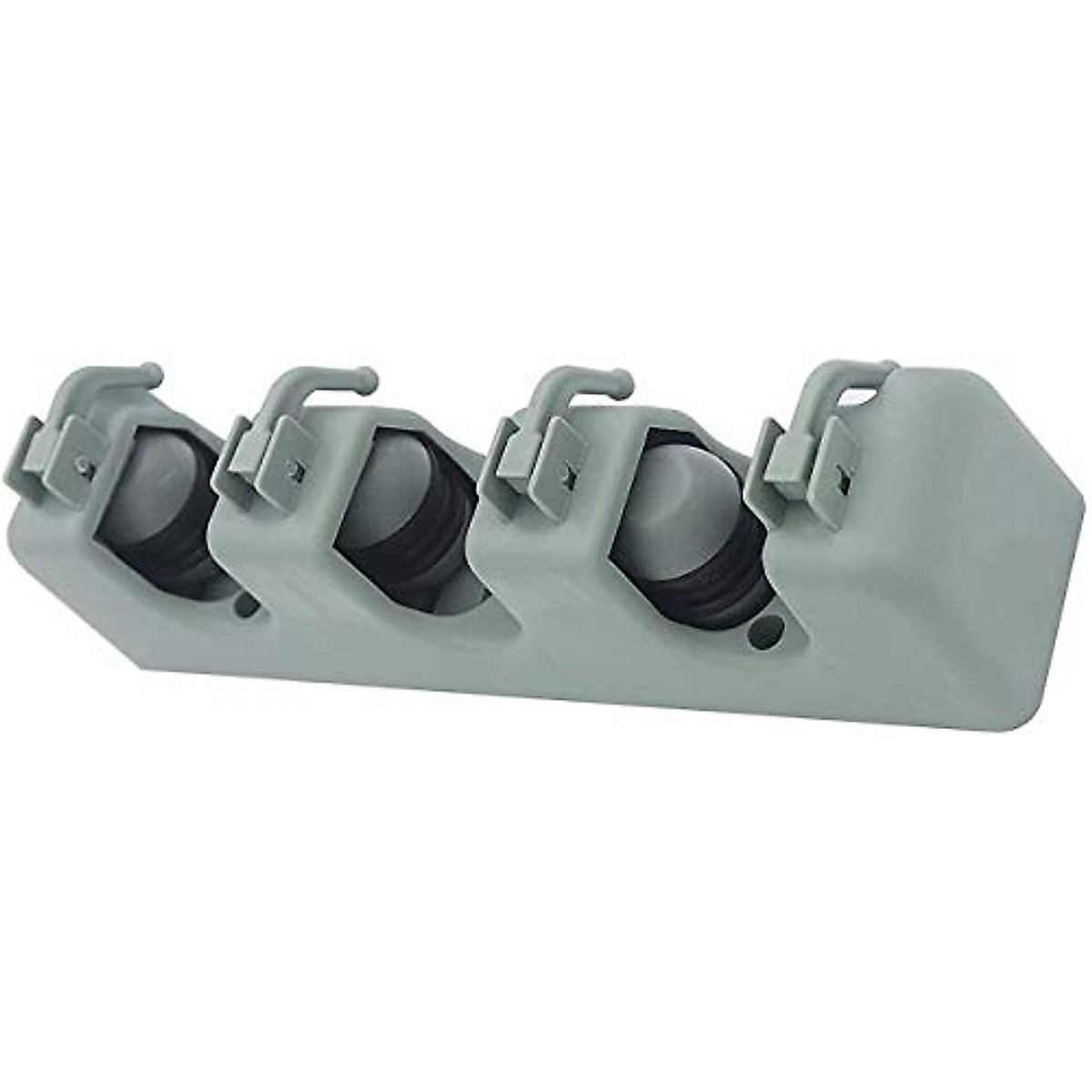 This Good Rate Mop and Broom Holder, Wall Mounted Garden Tool Storage Tool Rack Storage & Organization for Your Home, Closet, Garage and Shed (3Hole 4hanging)