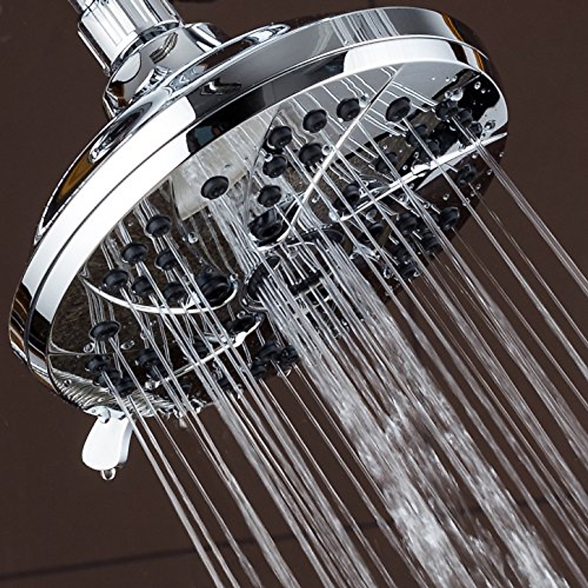 High Pressure 6-inch / 6-Setting Premium Rain Shower Head by AquaDance for the Ultimate Shower Spa Experience! Officially Independently Tested to Meet Strict US Quality & Performance Standards!