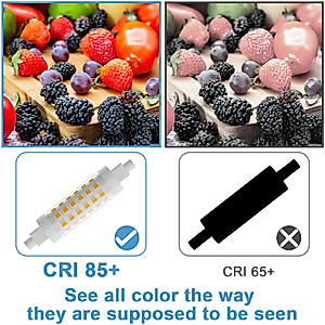 DUMILOO R7S LED Bulb Dimmable,120V 100W 78mm T3 J Type Halogen Bulb Equivalent,Long Lasting Double Ended Floodlight Bulbs for Work,Security,Landscape Lights,Floor Lamps,Warm White 3000K,2 Pack