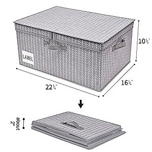 GRANNY SAYS Bundle of 1-Pack Large Basket For Organizing & 1-Pack Closet Baskets And Bins For Shelves
