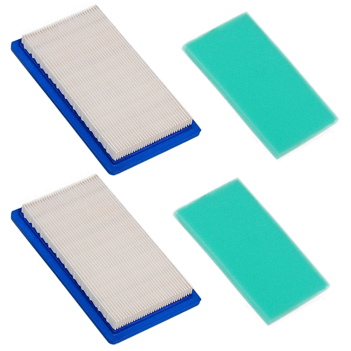 HIFROM Air Pre Filter Cartridge Cleaner Compatible with Kawasaki FH381V FH430V 11013-7017 11013-7034 Gravely 21538000 531 30 81-57 Ariens 2153800 JD MIU10998 (Pack of 2)