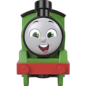 Thomas & Friends Motorized Toy Train Percy Battery-Powered Engine with Tender for Pretend Play Preschool Kids Ages 3+ Years​