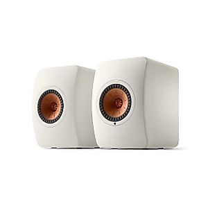KEF LS50 Wireless II (Pair, Mineral White) & KC62 Subwoofer (White)
