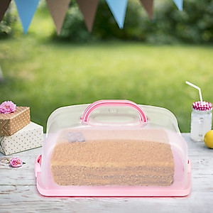 SOUJOY 2in1 Cupcake Carrier, Cupcake Keeper for 12 Standard-Size Cupcakes with Lid and Two Secure Side Closures, Portable Dessert Holder Transports Box for Cakes, Pies, Muffin