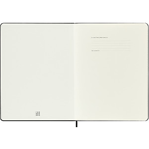 Moleskine Classic 18 Month 2022-2023 Weekly Planner, Hard Cover, XL (7.5" x 9.75"), Black