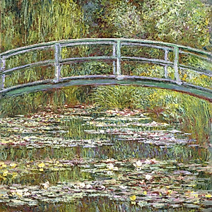 CafePress Monet Bridge Over Water Lilies Mugs Ceramic Coffee Mug, Tea Cup 11 oz