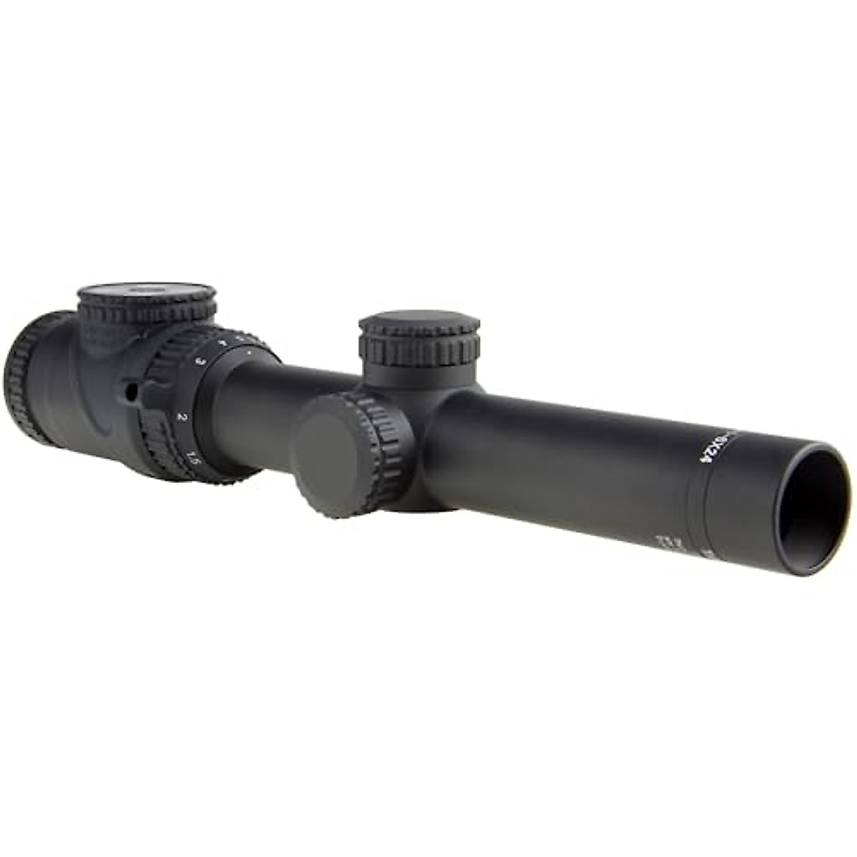 Trijicon 266978 AccuPoint 1-6x24 Riflescope with BAC Green Triangle Post Reticle, 30 mm Tube,black