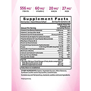 Nature's Truth Prenatal Vitamins with DHA and Folic Acid | 60 Softgels | Non-GMO & Gluten Free Supplement