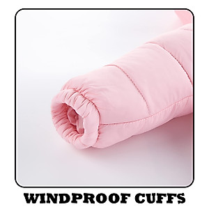 AIMISYOU baby girls snowsuit winter outerwear warm bear coat outfit 3-6-9 months clothes