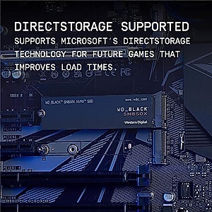 WD_BLACK 4TB SN850X NVMe Internal Gaming SSD Solid State Drive - Gen4 PCIe, M.2 2280, Up to 7,300 MB/s - WDS400T2X0E