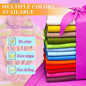 Black Felt Fabric 36" X 36"(1 Square Yard), 1.6mm Thick Soft and Durable Flexible Craft Felt by The Yard for Sewing DIY Art Craft Project Decorations