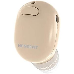 NENRENT S570 Single Bluetooth Earbud Smallest Mini Invisible Wireless Bluetooth Earpiece Headset Headphone Earphone with Mic Hands-Free Calls for iPhone Android Smart Phones PC TV iPad 1pcs (Nude)…