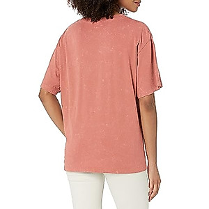 Roxy Women's Girl Need Love Oversized Boyfriend T-Shirt, Brown, X-Small